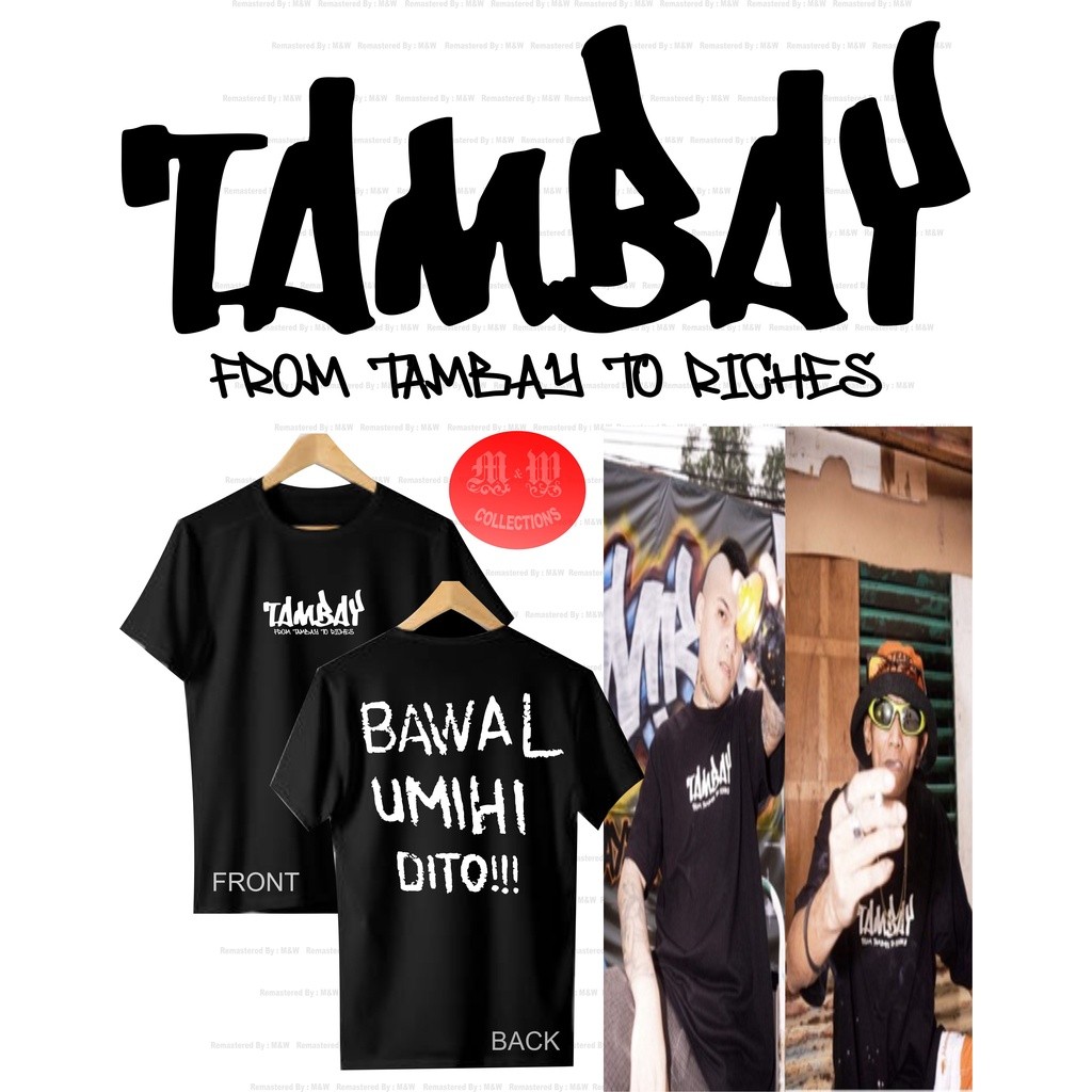 Tambay (Bawal umihi Dito) T Shirt for Men and Women Trending 100% ...