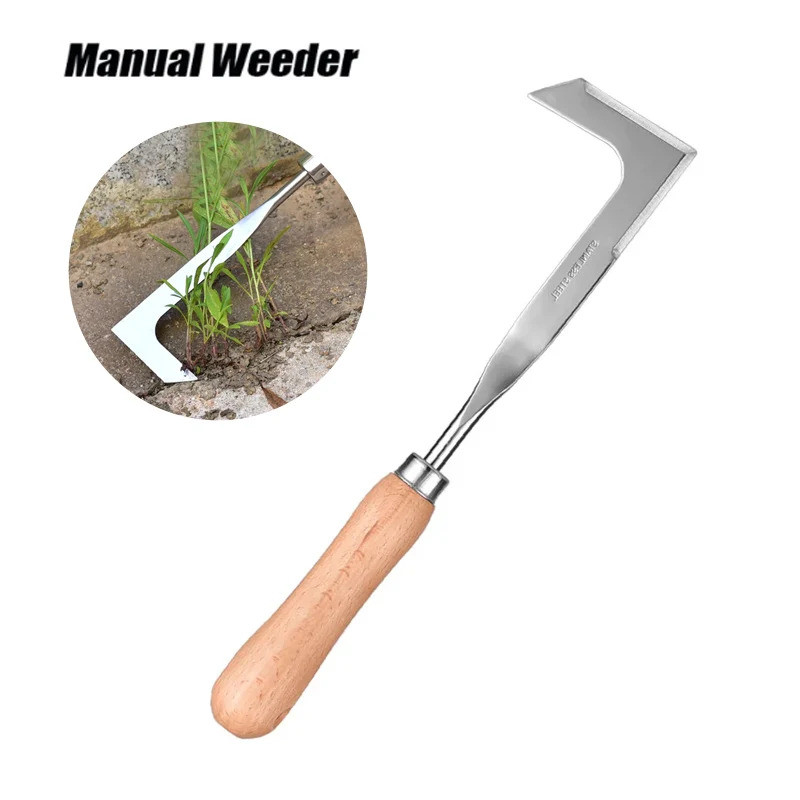 Garden Weeding Tool Weeding Puller L-shaped Manual Crack Weeder Weed ...