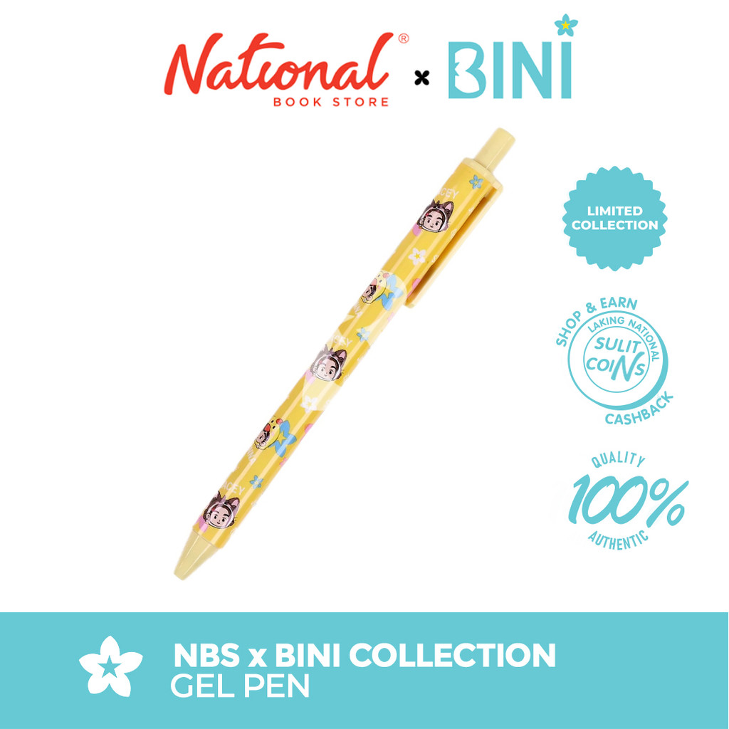 NBS x BINI Gel Pen Black Ink 0.5mm, Stacey and Jhoanna - School ...