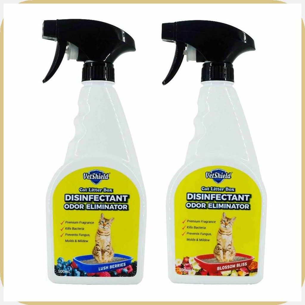 Vetshield庐&o#CatEv_Litter~K?Box*q?Disinfectant*Z?Spray*n?500mL | Shopee Philippines