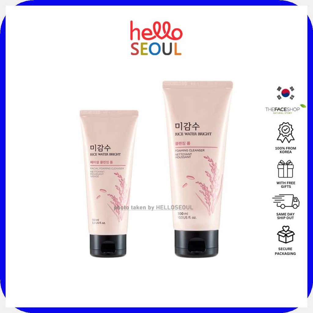 The.xy'Face!fr^Shop}i>Rice)j>Water)J>Bright*n?Foaming*s?Cleanser*N?150ml/300ml | Shopee Philippines