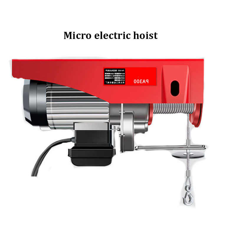 【Electric Hoist 220V Crane Household Small Lift Hoist Portable Remote ...
