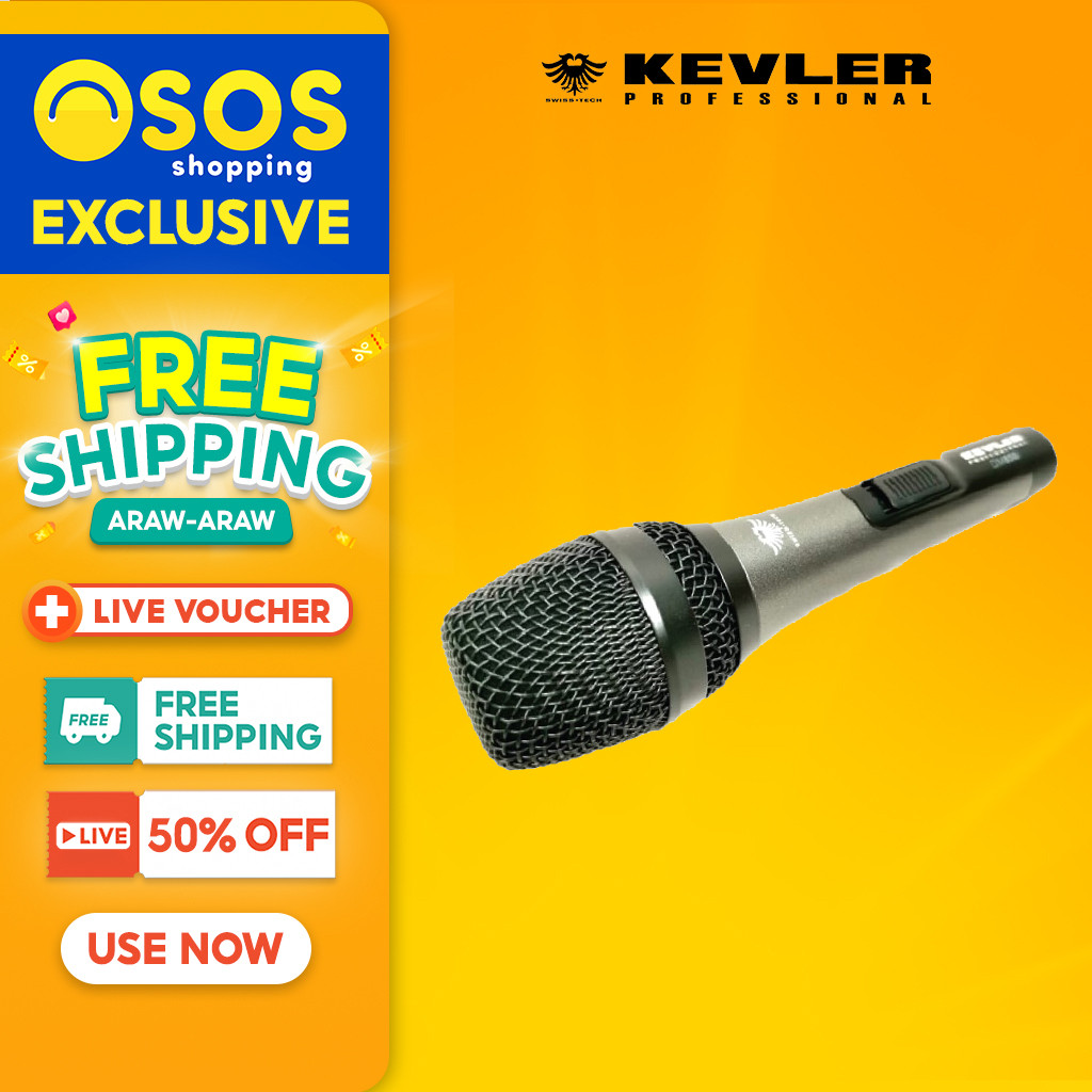 KEVLER Precision 10M Wired Crafted Dynamic Microphone Mic DM-850 •OSOS ...