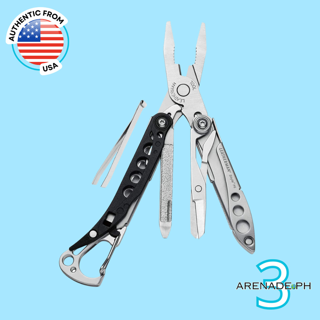 LEATHERMAN Style PS Keychain Multitool with Spring-Action Scissors ...