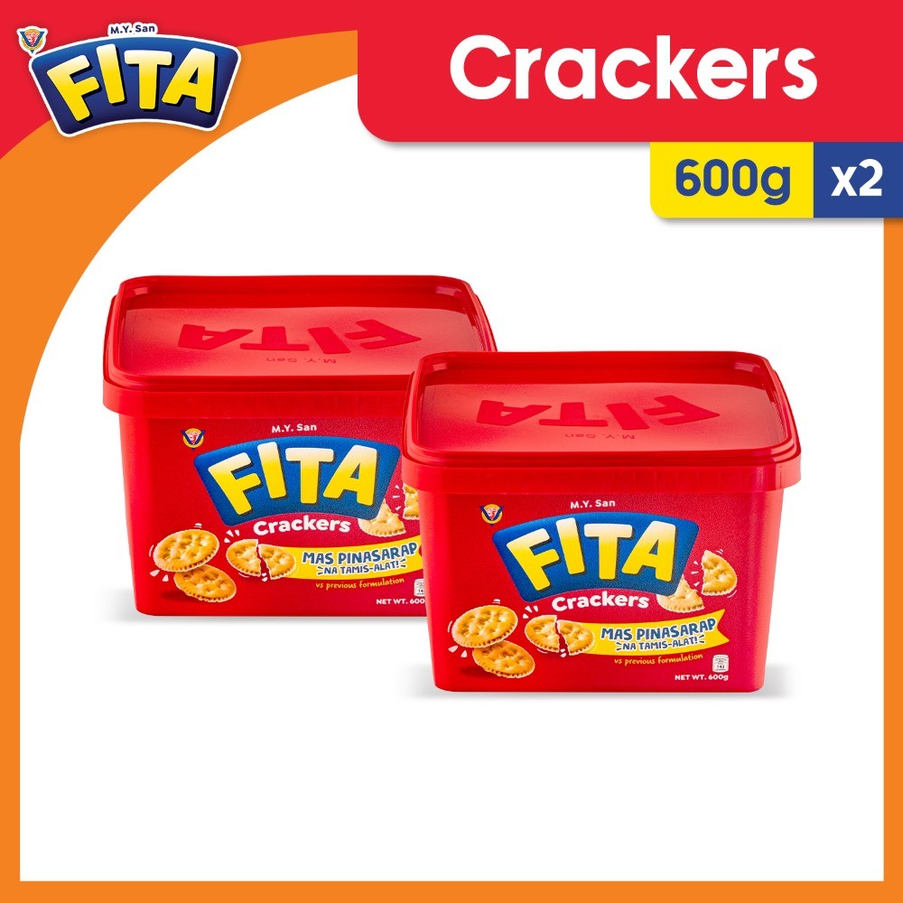 MY San Fita Crackers Ready to Eat Snack 600g X 2 | Shopee Philippines