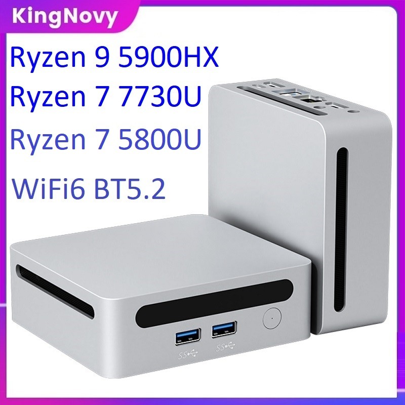 ♚Topton AMD Gamer Mini PC Ryzen 9 5900HX 7 7730U 5800U DDR4 3200MHz Windows 11 Gaming Mini deskt ...