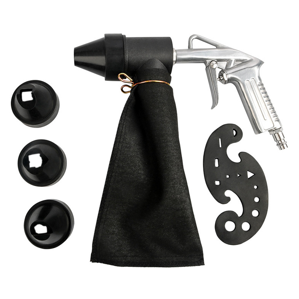 ⋌6-Piece Pneumatic Sandblasting Tool Kit Portable Sand Blasting Machine ...