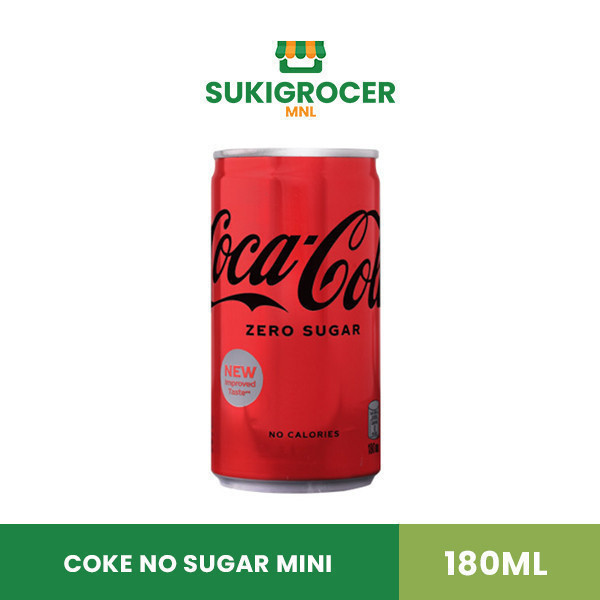 Coke No Sugar Mini 180ML | Shopee Philippines