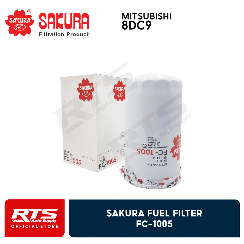 Sakura Fuel Filter for Mitsubishi 8DC9 (FC322) FC1005 ( 1 Pc ) | Shopee ...
