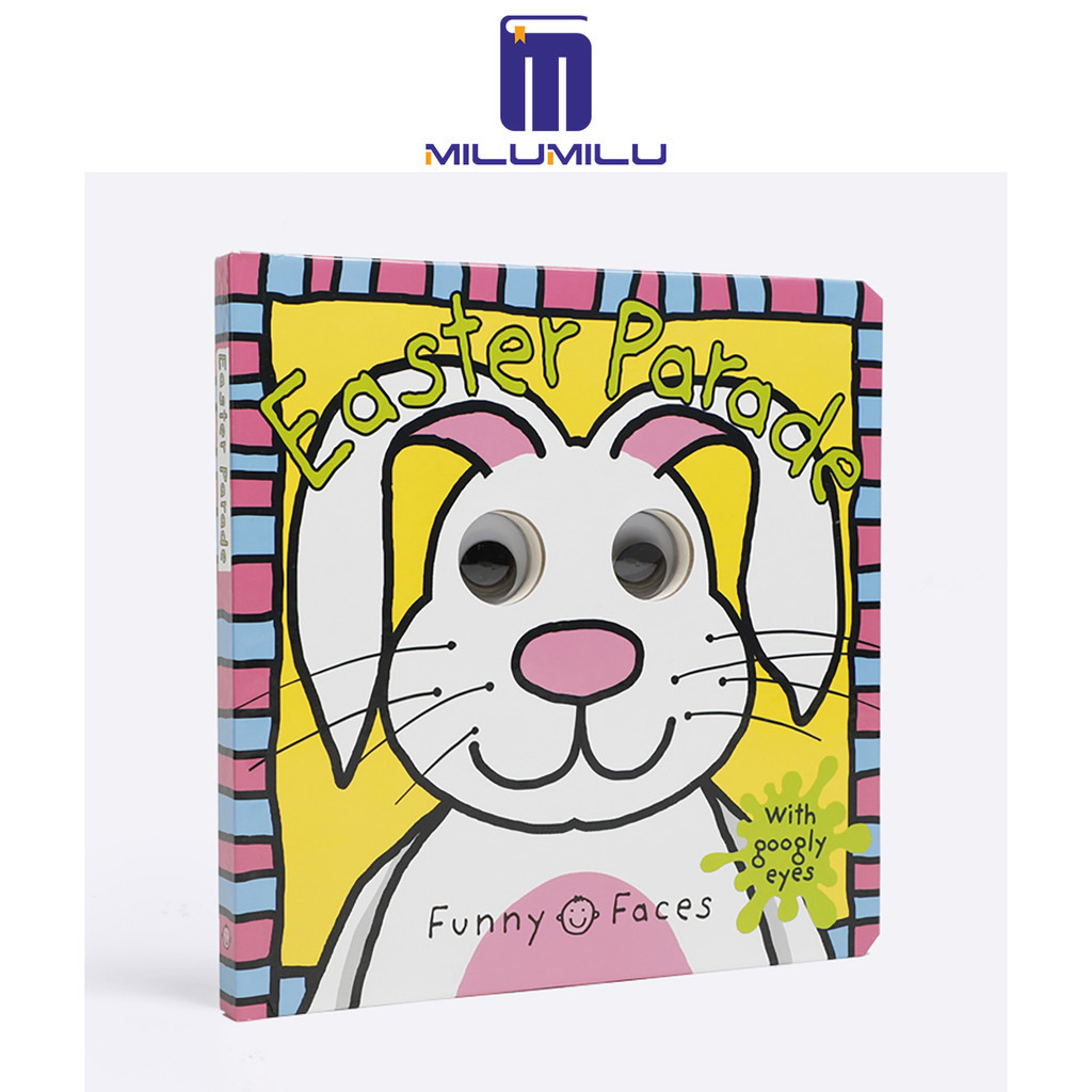 Milu Funny Faces Easter Parade Children's Picture Book Board Book Roger Priddy Original English ...