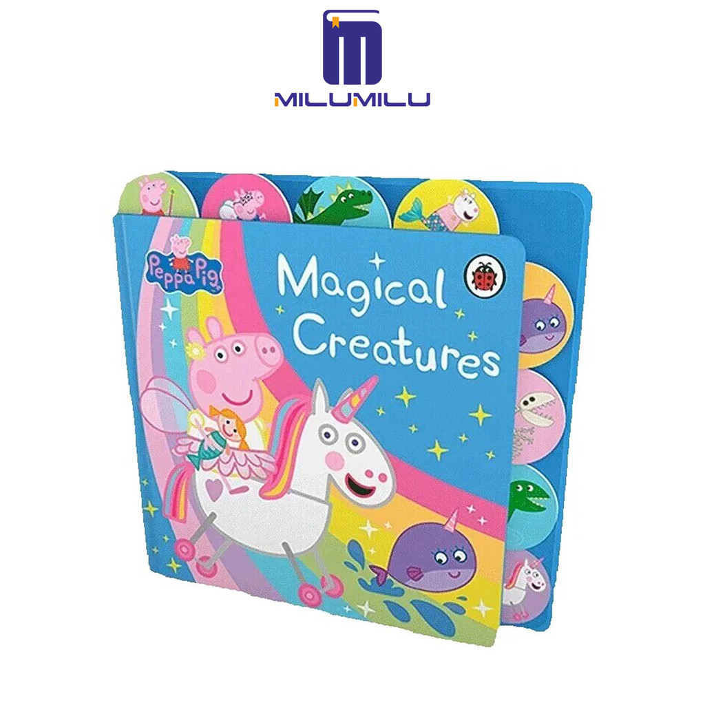 milu Picture Book Peppa Pig Magical Creatures Tabbed Board Book ...