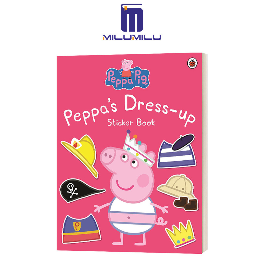 Milu Picture Book Peppa Pig Peppa Dress Up Sticker Book Sticker Book ...