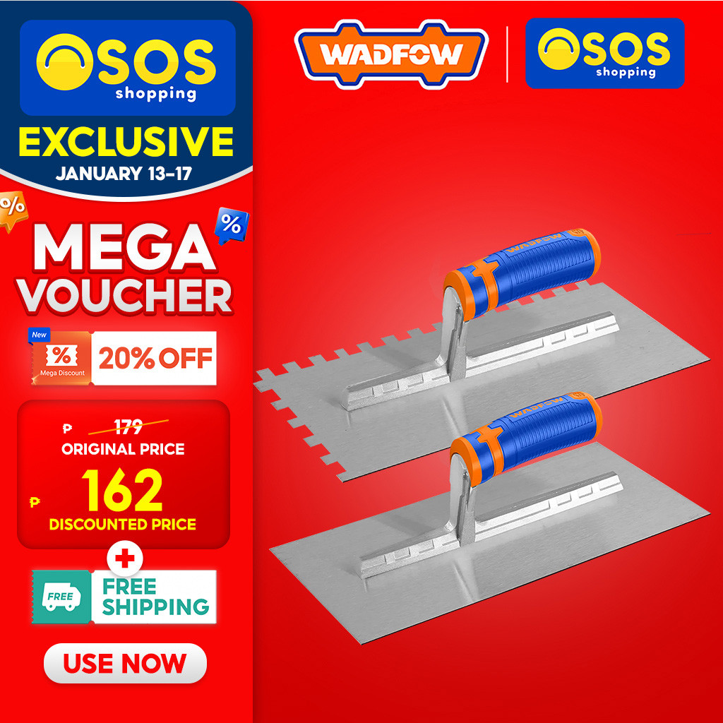 Ingco Plastering Trowel with Teeth (SS) 230x100mm ING-HT *OSOS ...
