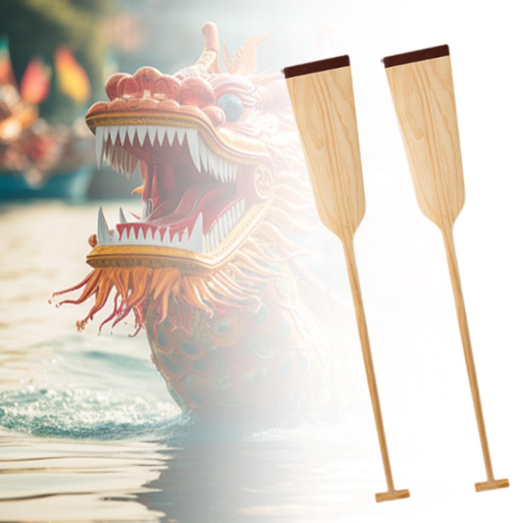 ★Wooden Canoe Paddle Boat Paddle Handmade Ergonomic Grip Premium ...