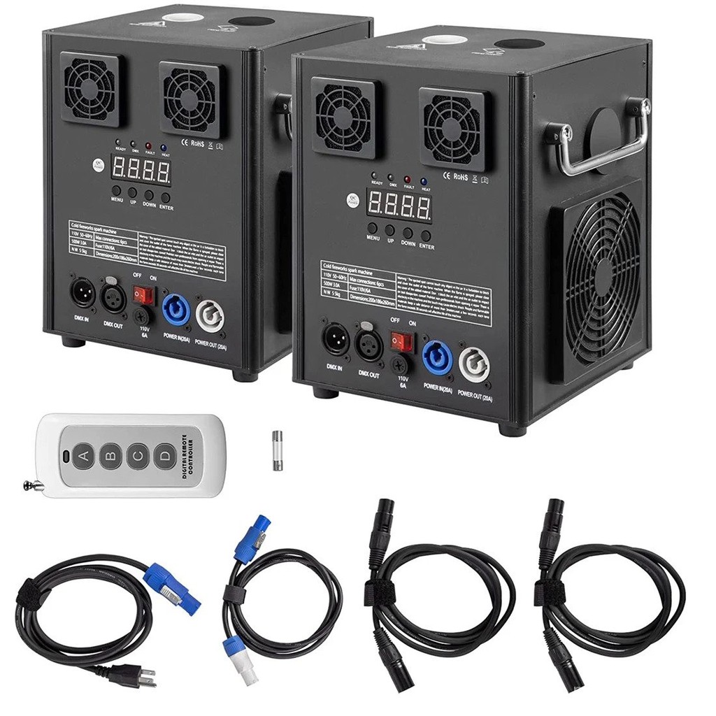 Mini Indoor Outdoor Wedding Stage Firework Fountain DMX Cold Spark ...