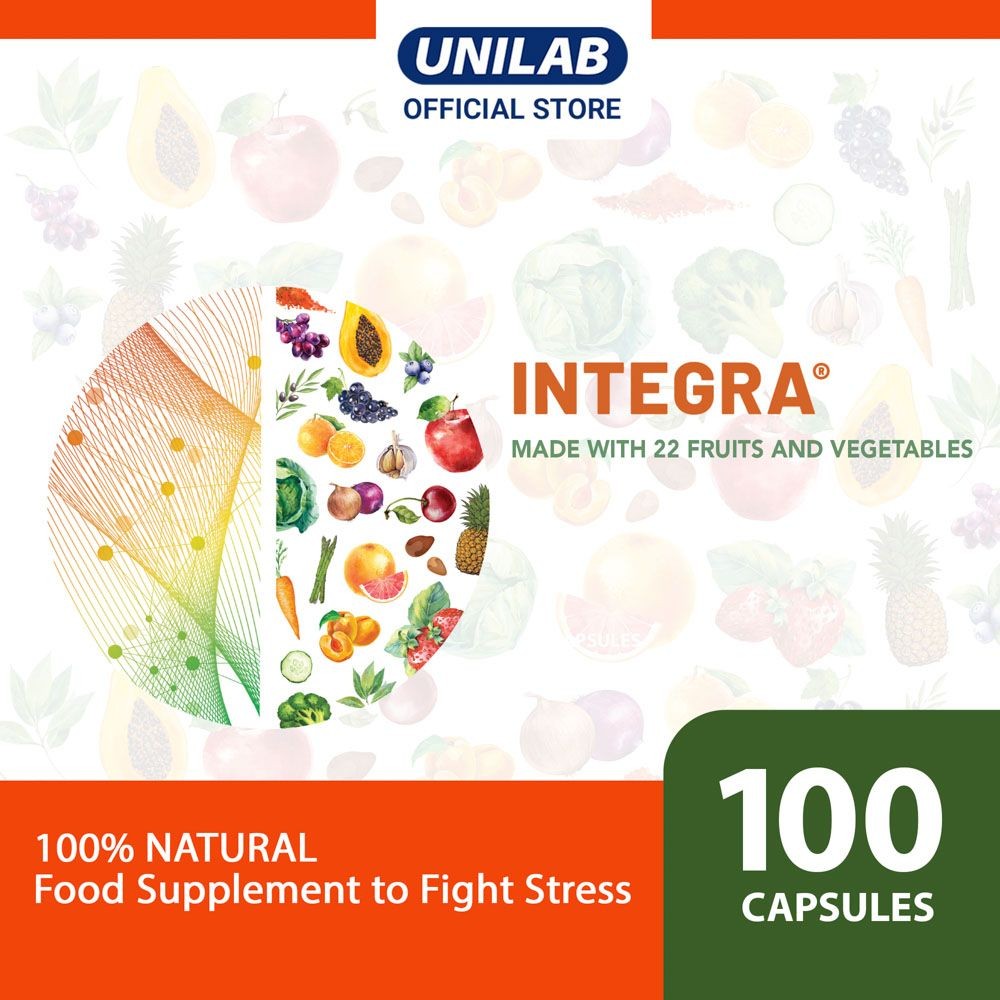 Unilab Integra 100 Capsules: 100% Natural Food Supplement Against ...