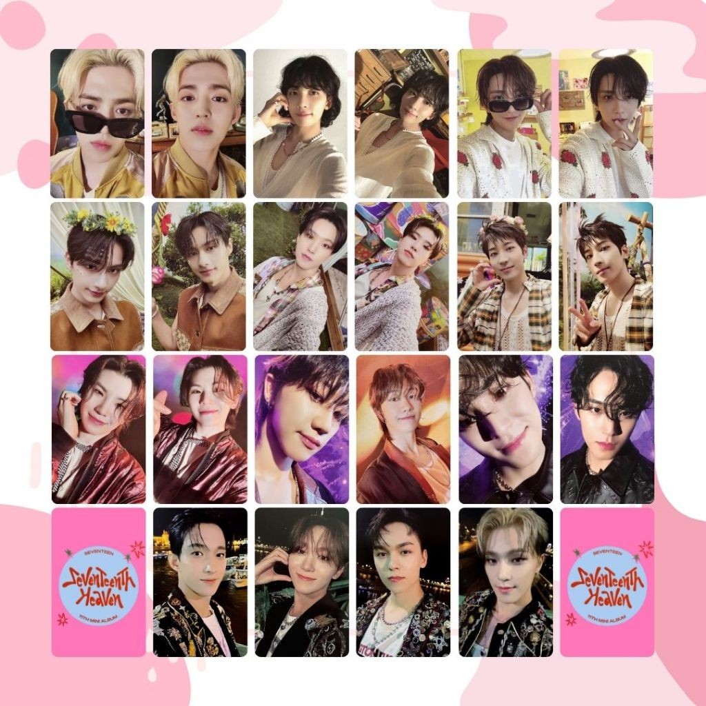[MEMBER SET/PER PIECE] 17TH HEAVEN ALBUM KIT SEVENTEEN LOMO CARDS ...