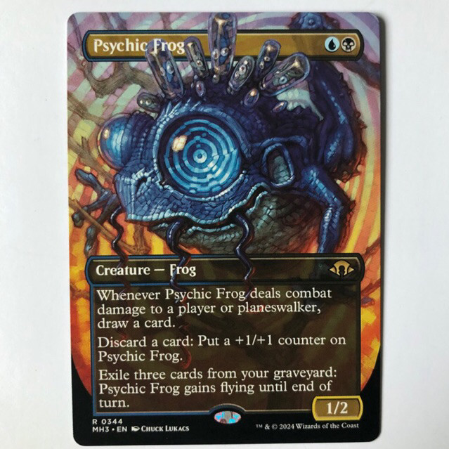 Playtest Card - Psychic Frog (MH3) Borderless | Shopee Philippines
