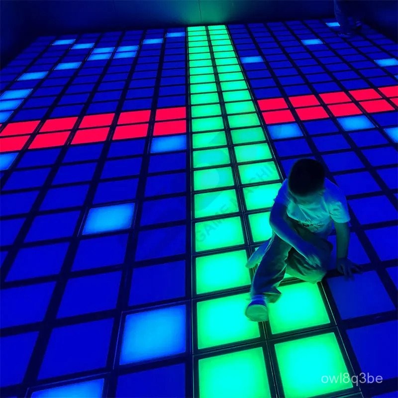 factory price game floor led matrix pane 30x30cm led jumping board ...