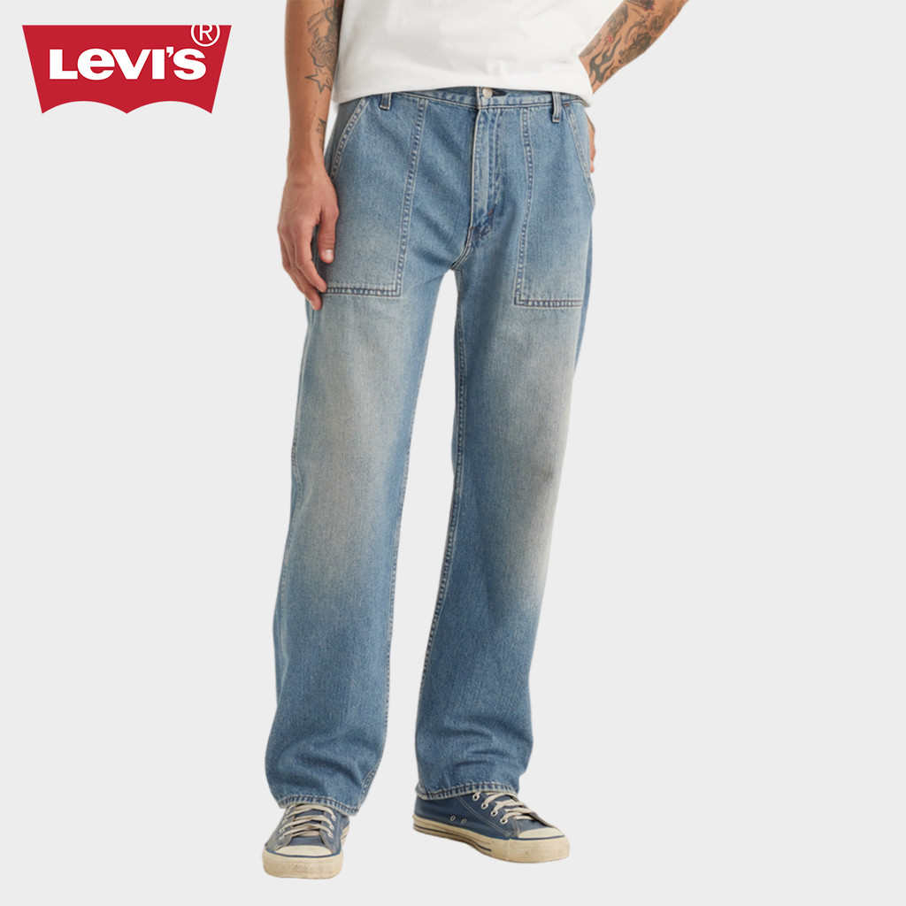 Levi's® Men's 555™ Relaxed Straight Utility Jeans A9234-0001 | Shopee ...