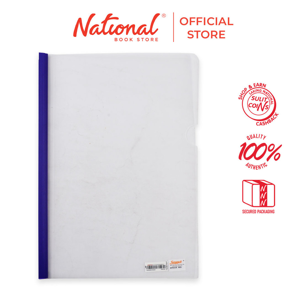 Seagull Folder Plastic with Slide P310 A4 Plastic Transparent, Violet ...