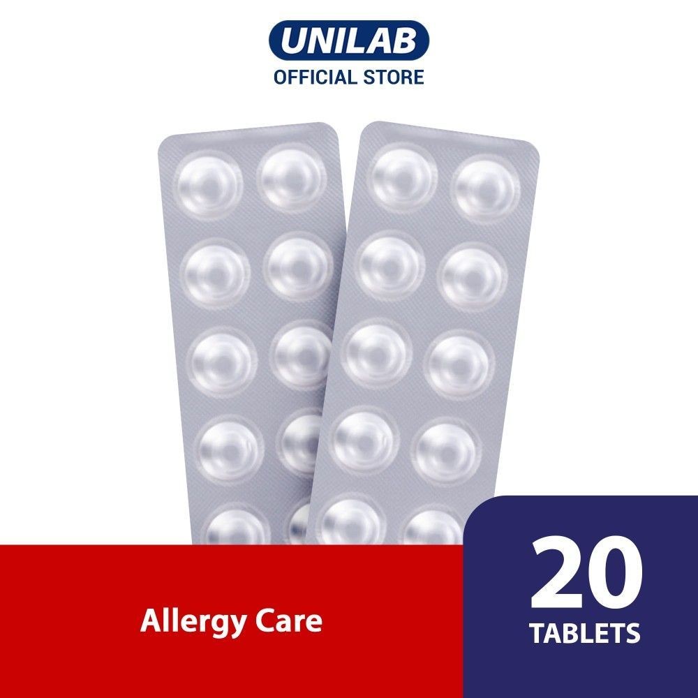 Unilab - RiteMED Cetirizine 20 Tablets (Allergy Relief) | Shopee ...