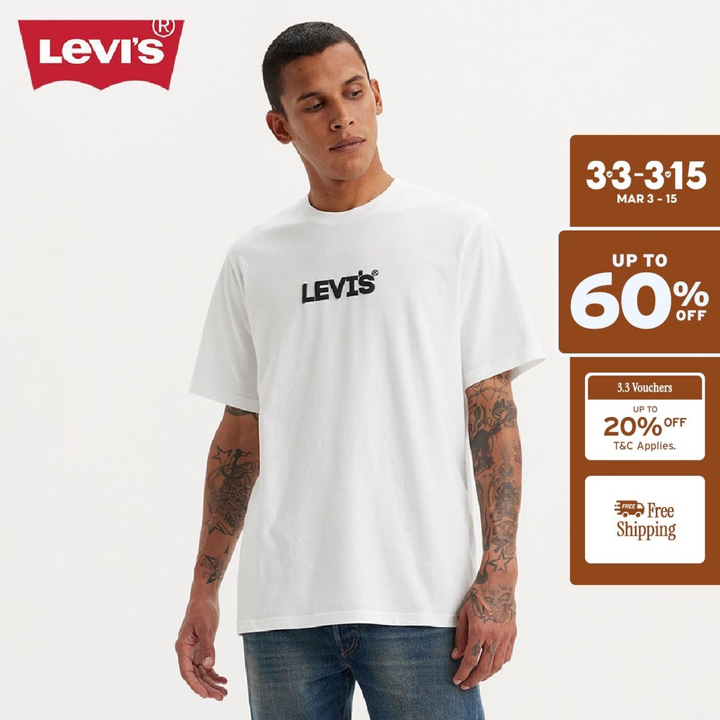 Levi's® Men's Relaxed Fit Short-Sleeve Graphic T-Shirt 16143-1236 ...