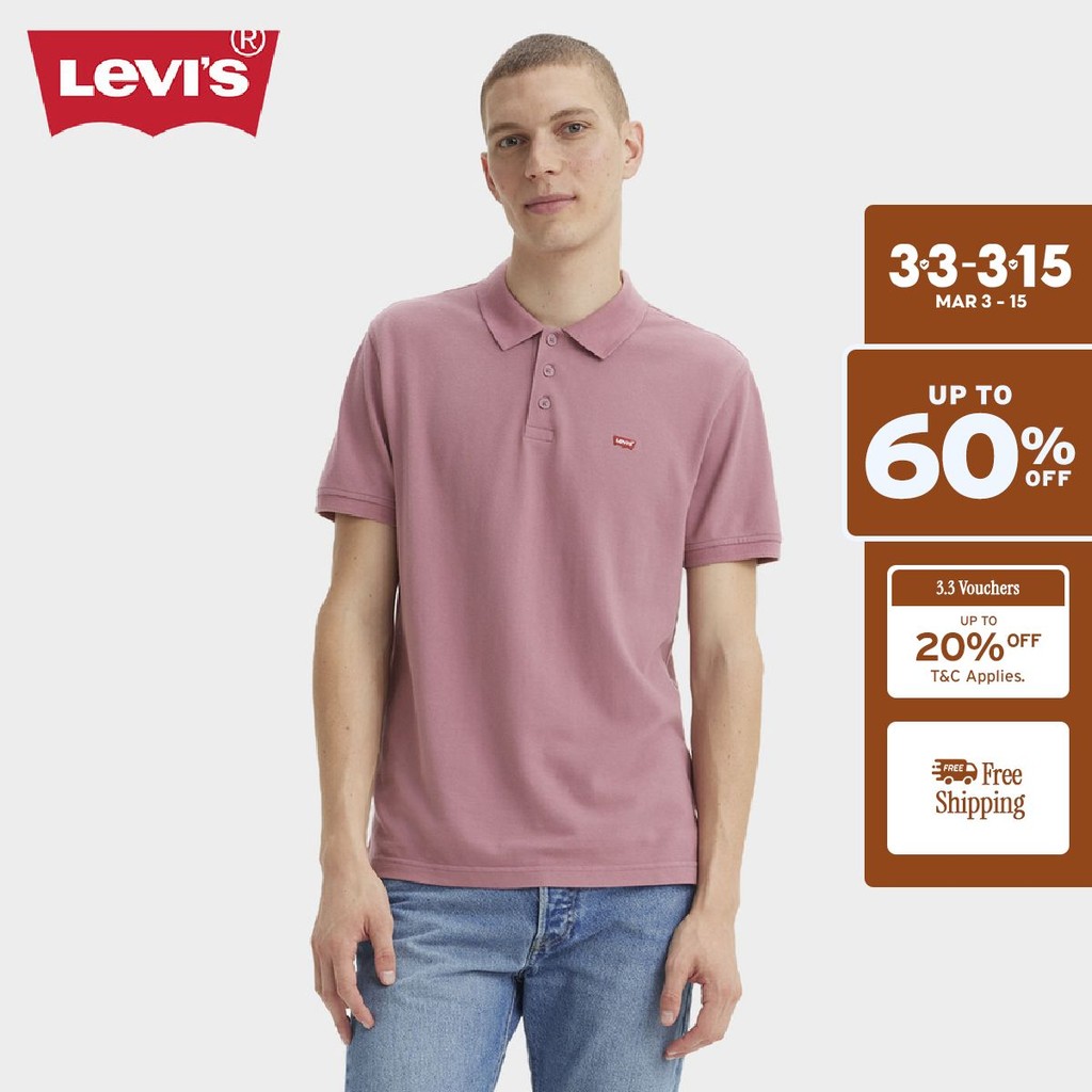 Levi's® Men's Housemark Polo Shirt A0229-0042 | Shopee Philippines