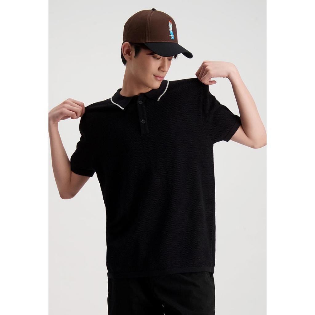 BENCH/ - BIK0280 - Men's Flat Knit Polo Shirt | Shopee Philippines