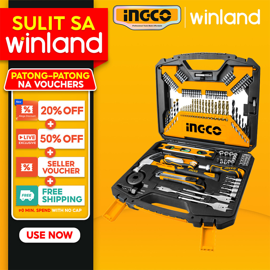 Ingco by Winland 120PCS Accessories Set HKTAC011201 ING-HT | Shopee Philippines