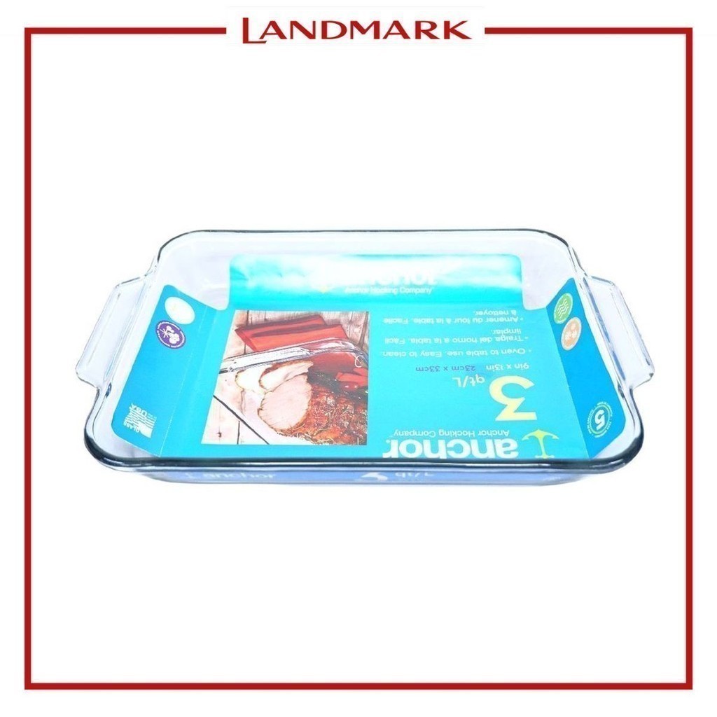 Anchor Hocking Essential Loaf Dish 3L | Shopee Philippines