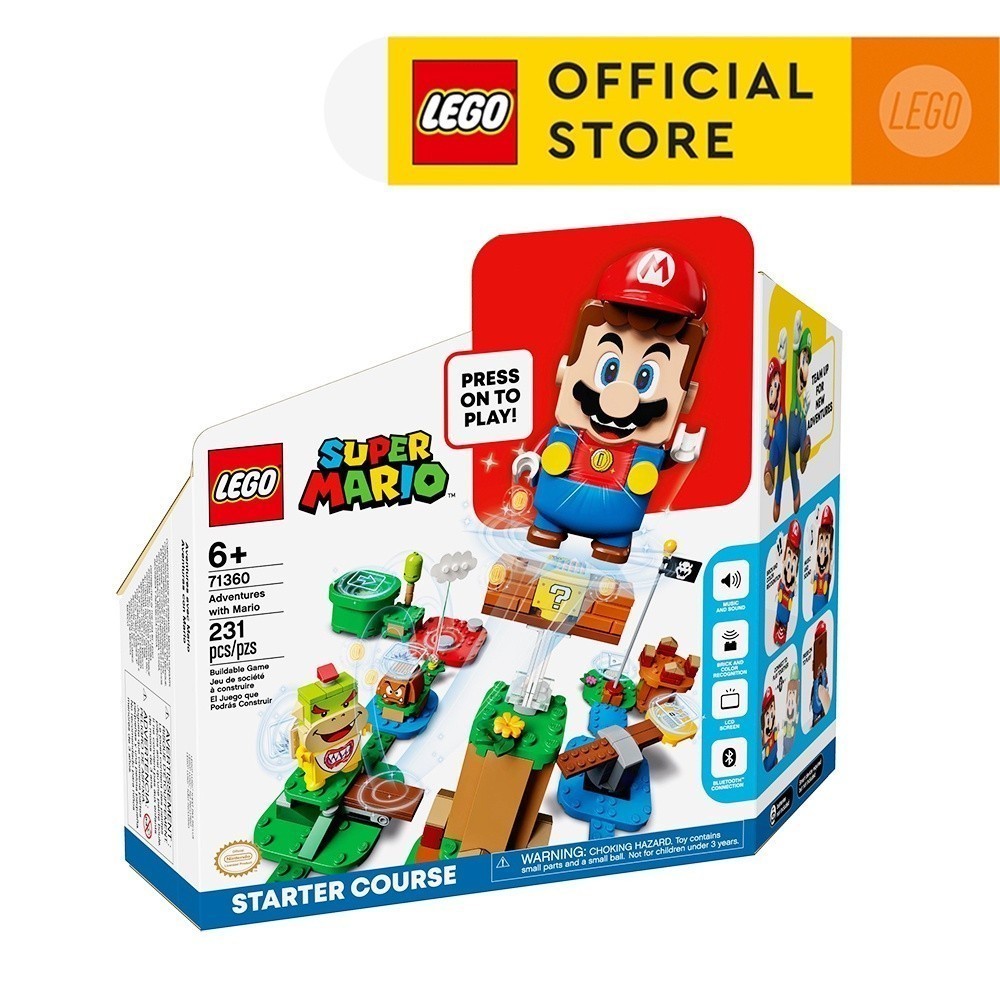 LEGO® Super Mario™ 71360 Adventures with Mario Starter Course, Age 6 ...