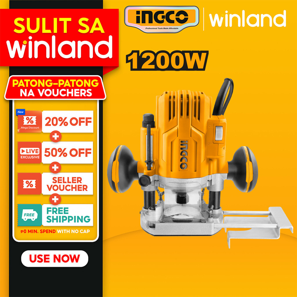 Ingco by Winland Electric Router RT12008 1200W ING-PT | Shopee Philippines