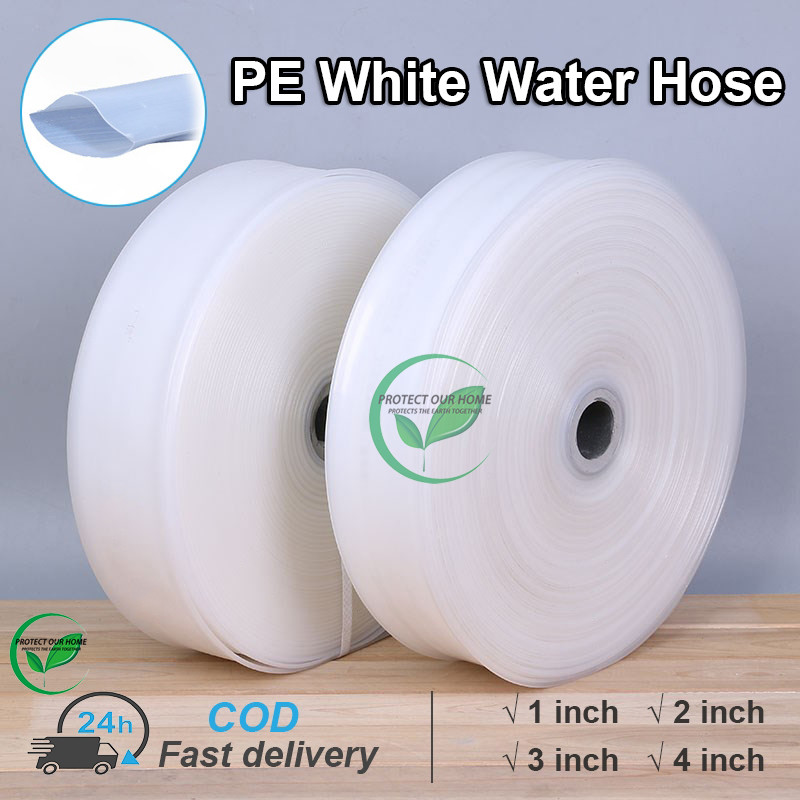 1”2”3”4”Submersible Water Pump Hose Discharge White Duct Hose 100M for ...