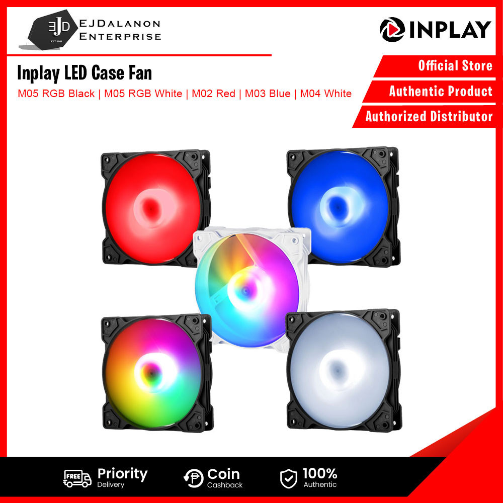 Inplay M02 | M03 | M04 | M05 | LED Case Fan | EJDalanon Enterprise ...