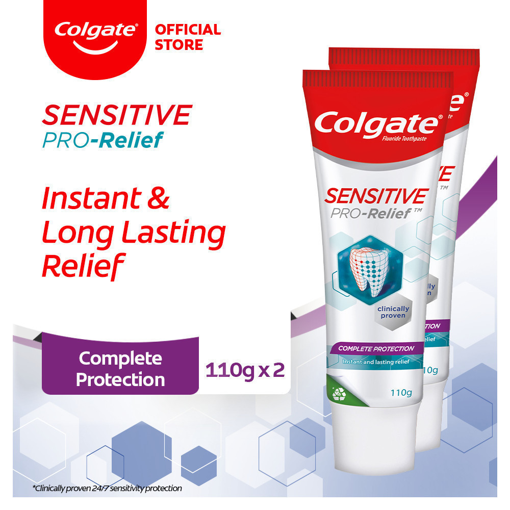 Colgate Sensitive Pro-Relief Complete Protection 110g Twin Pack ...