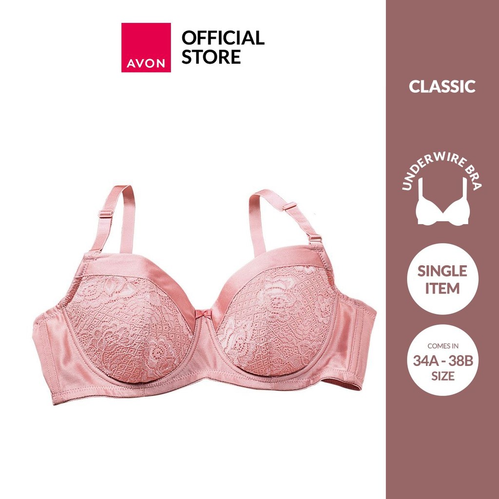 Avon Classic | Beverly Lace Bra | Women's | Shopee Philippines