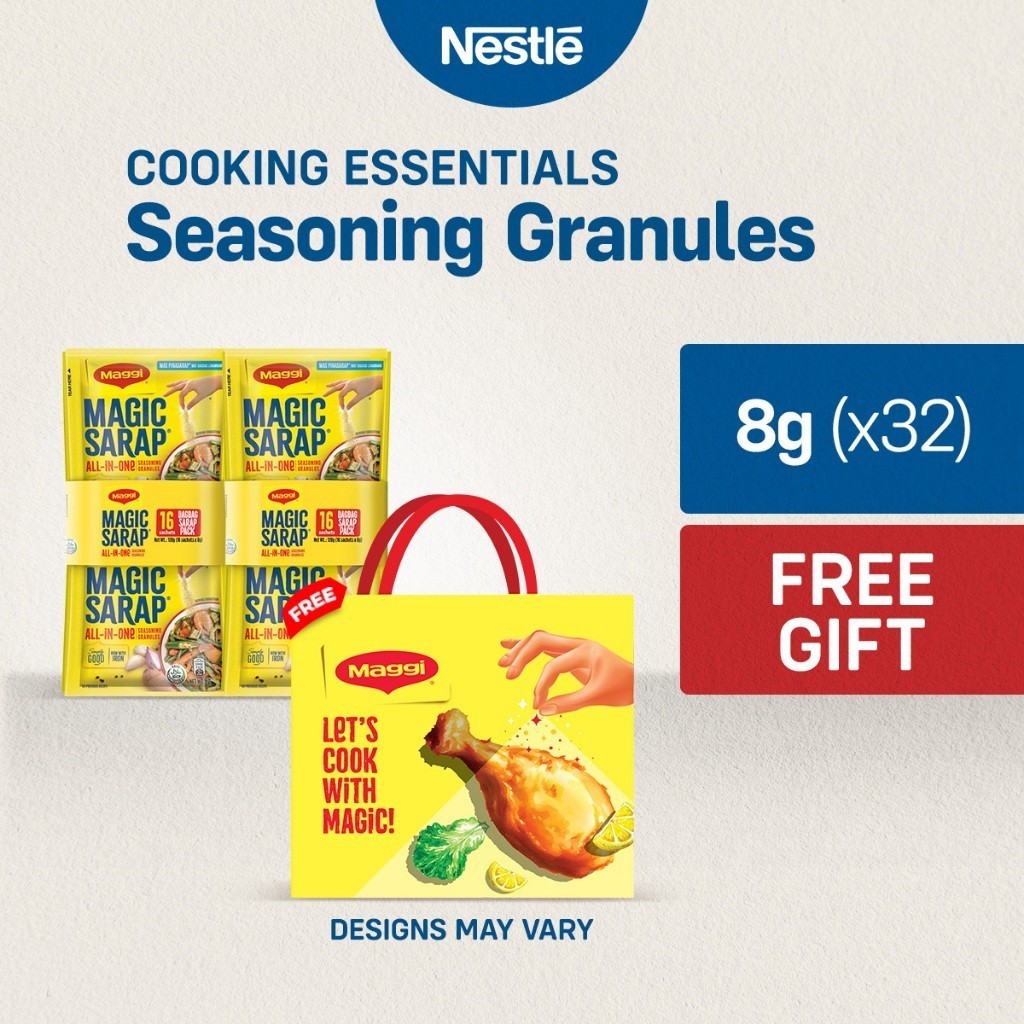 Maggi Magic Sarap All-In-One Seasoning Granules 8g - Pack of 32 with ...