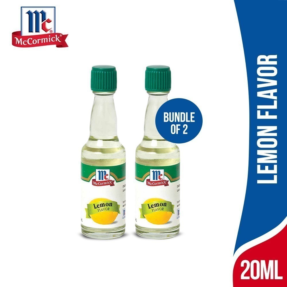 McCormick Lemon Flavor 20ml- Bundle of 2 | Shopee Philippines