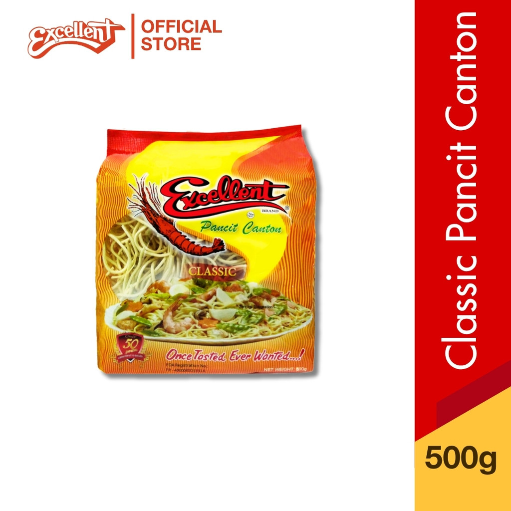 Excellent Pancit Canton Noodles 500g | Shopee Philippines