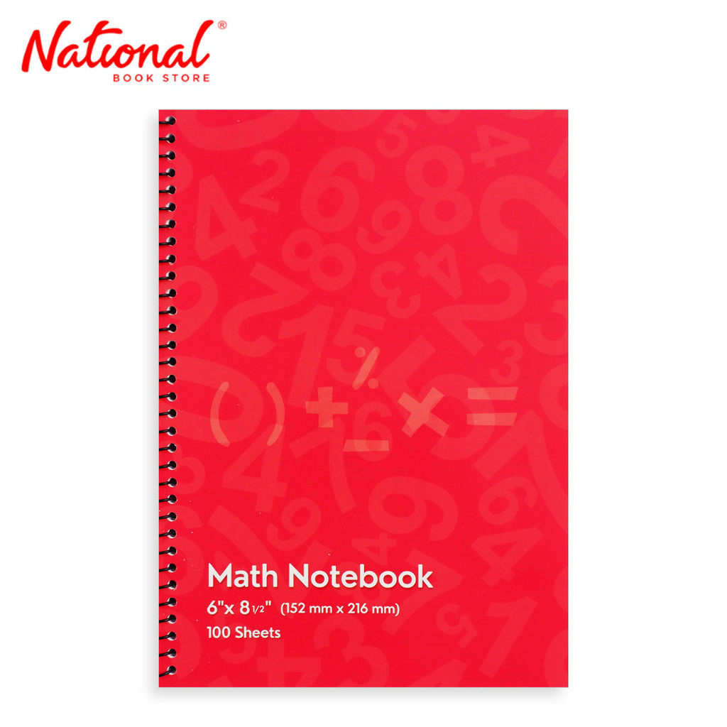 Best Buy Math Notebook 6x8.5 Inches 100 Sheets - School Supplies ...