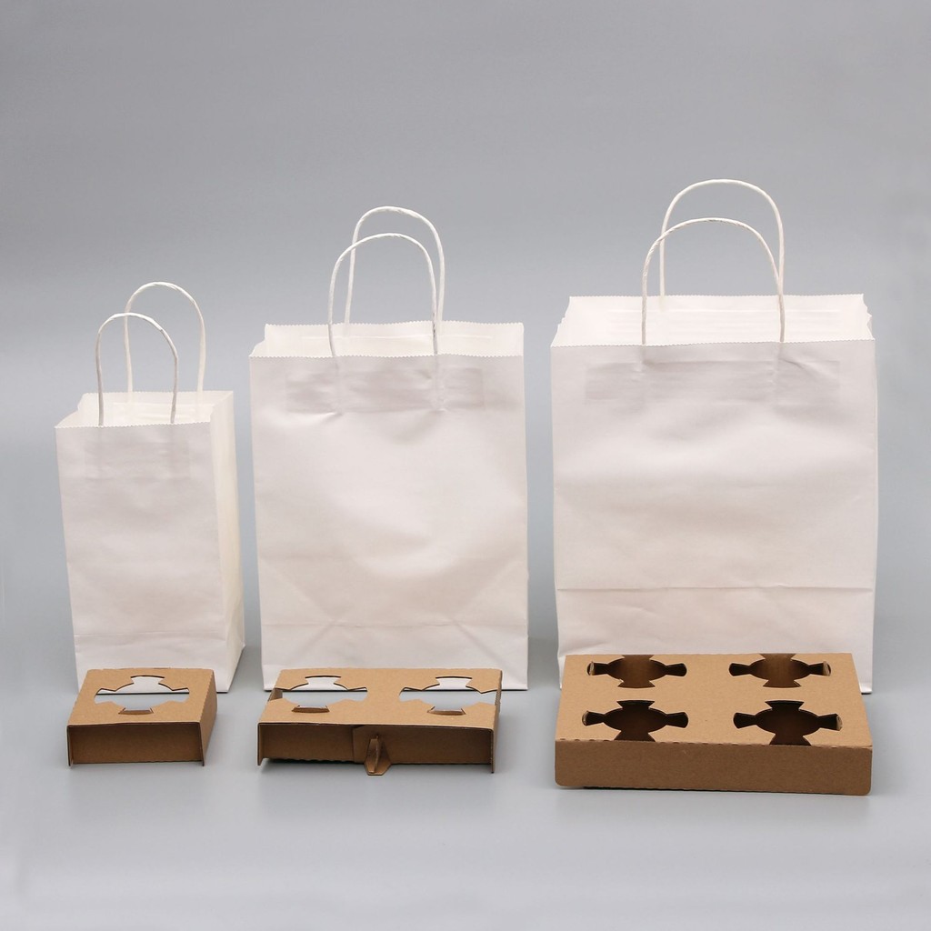 Custom fast food paper packaging box cardboard take-away kraft paper ...