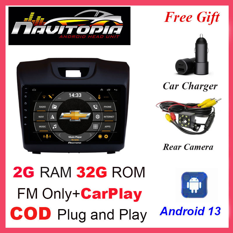 NAVITOPIA 9inch Android 13 Car Head Unit for Chevrolet Colorado ...