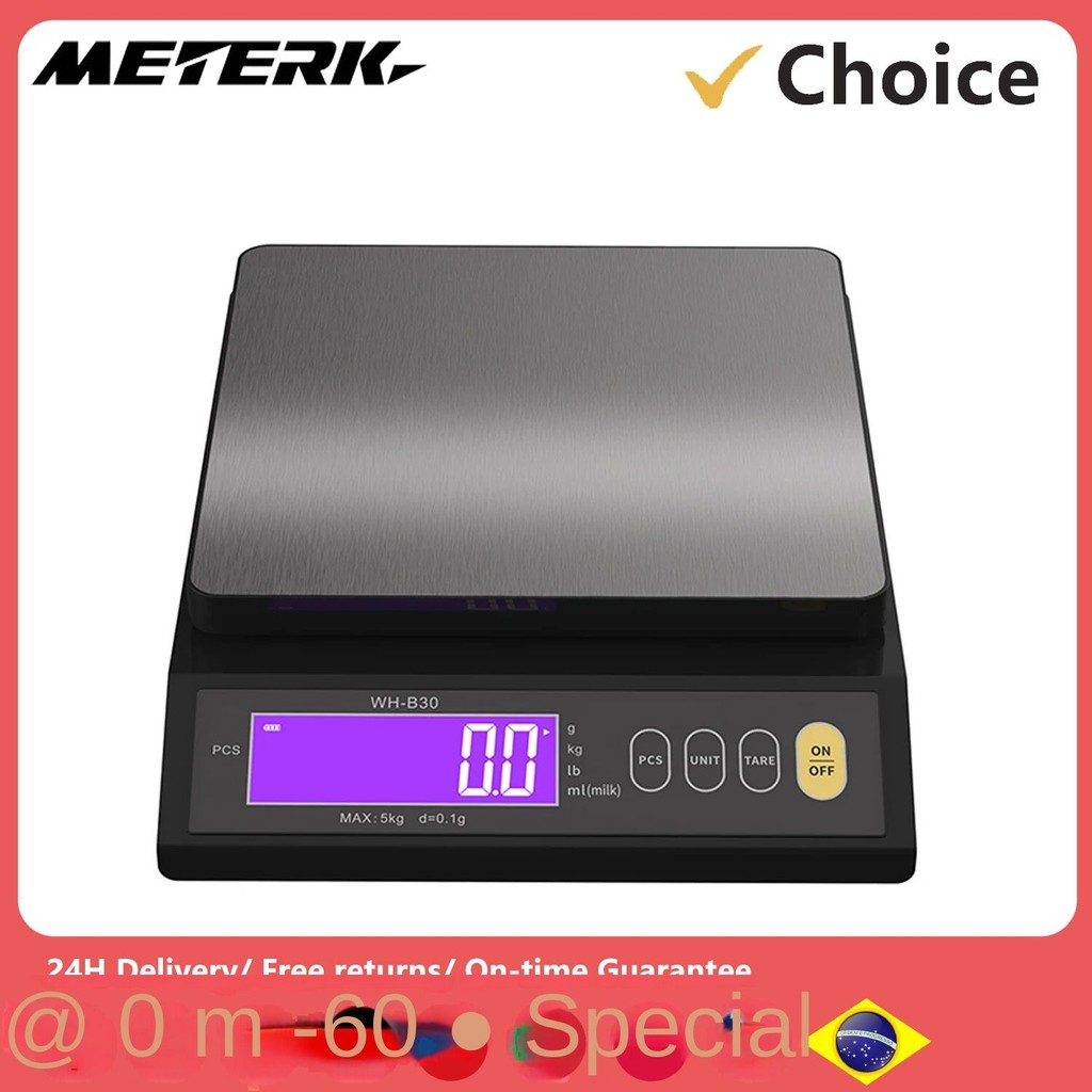 5KG 10KG Digital Scale Rechargeable Electric Scale 0.1g 1g Kitchen ...