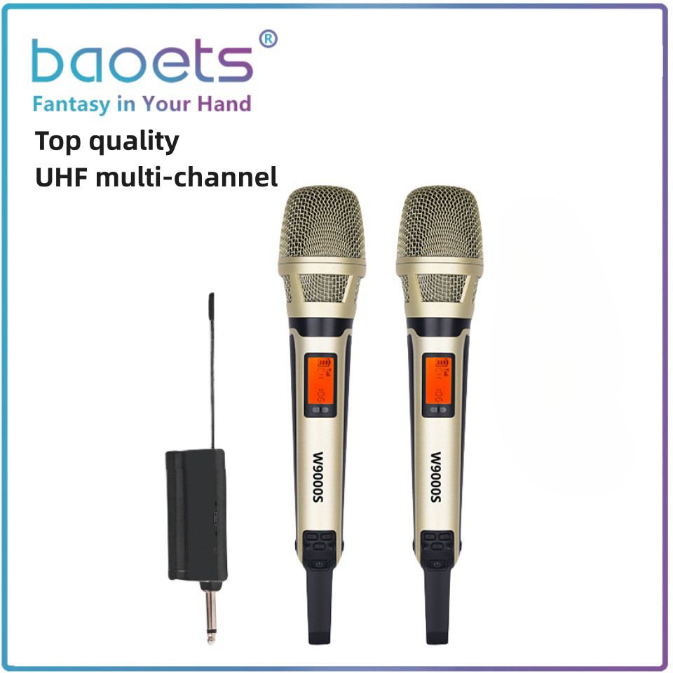 SKM9000 rechargable wireless microphone for videoke with multi-channel ...