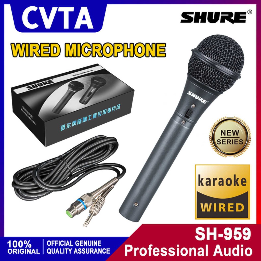 Shure SM-959 Professional Uni-directional Dynamic Microphone | Shopee Philippines