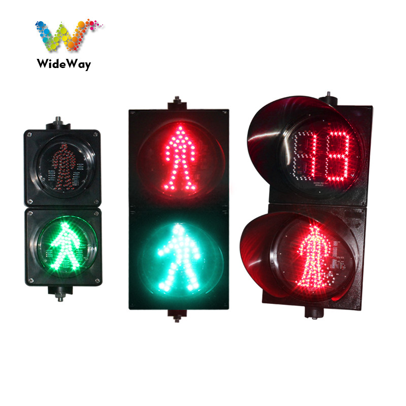 Fast Delivery Waterproof Clear Lens Pedestrian Traffic Light 100mm ...
