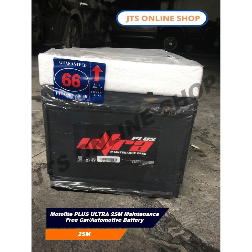 Motolite PLUS ULTRA 2SM Maintenance Free Car/Automotive Battery ...