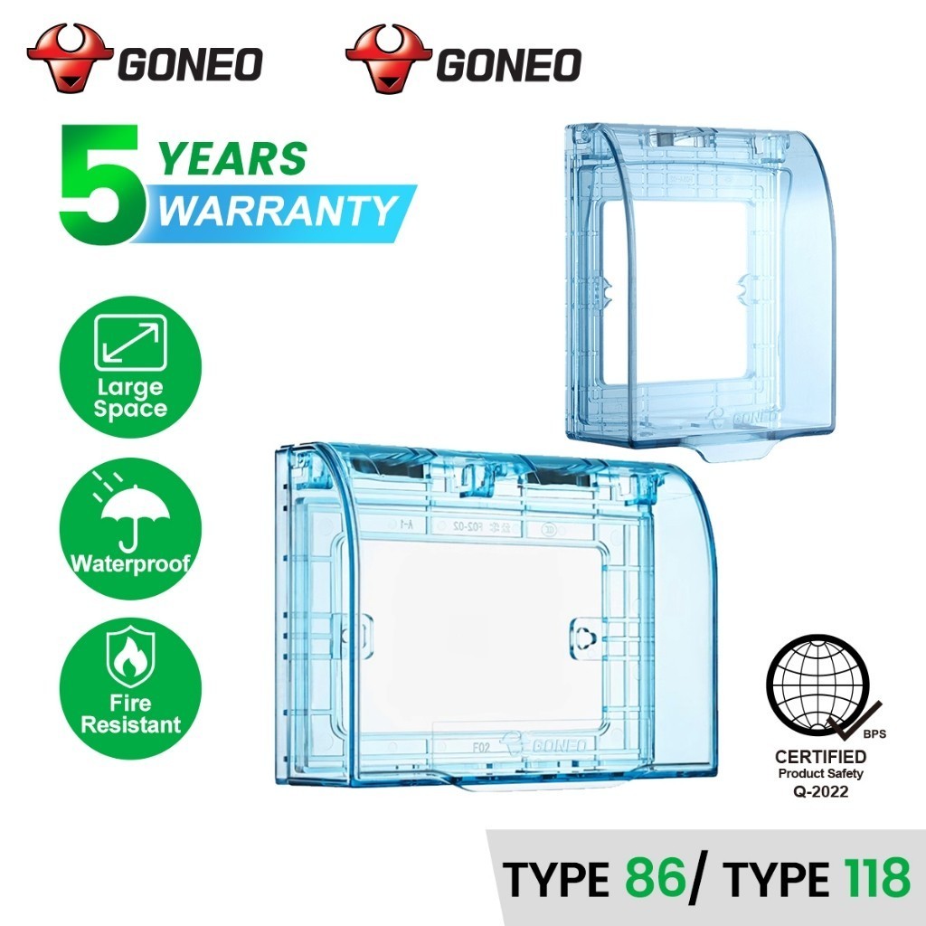 BULL Electrical Socket and Switch Cover Weather Proof Splash Proof and ...