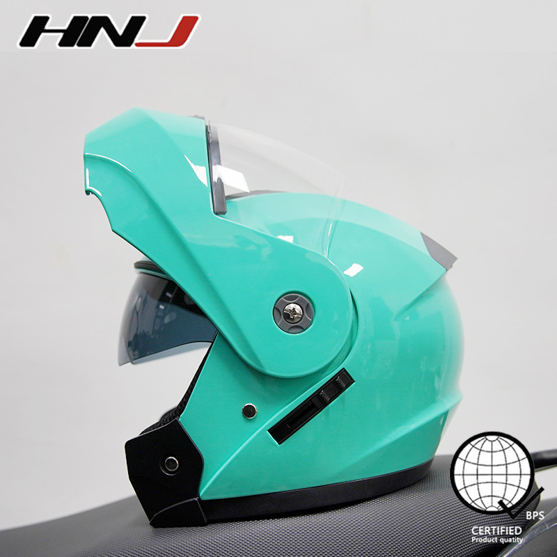 HNJ YM-920 PLAIN motorcycle helmet open face modular helmet full face ...